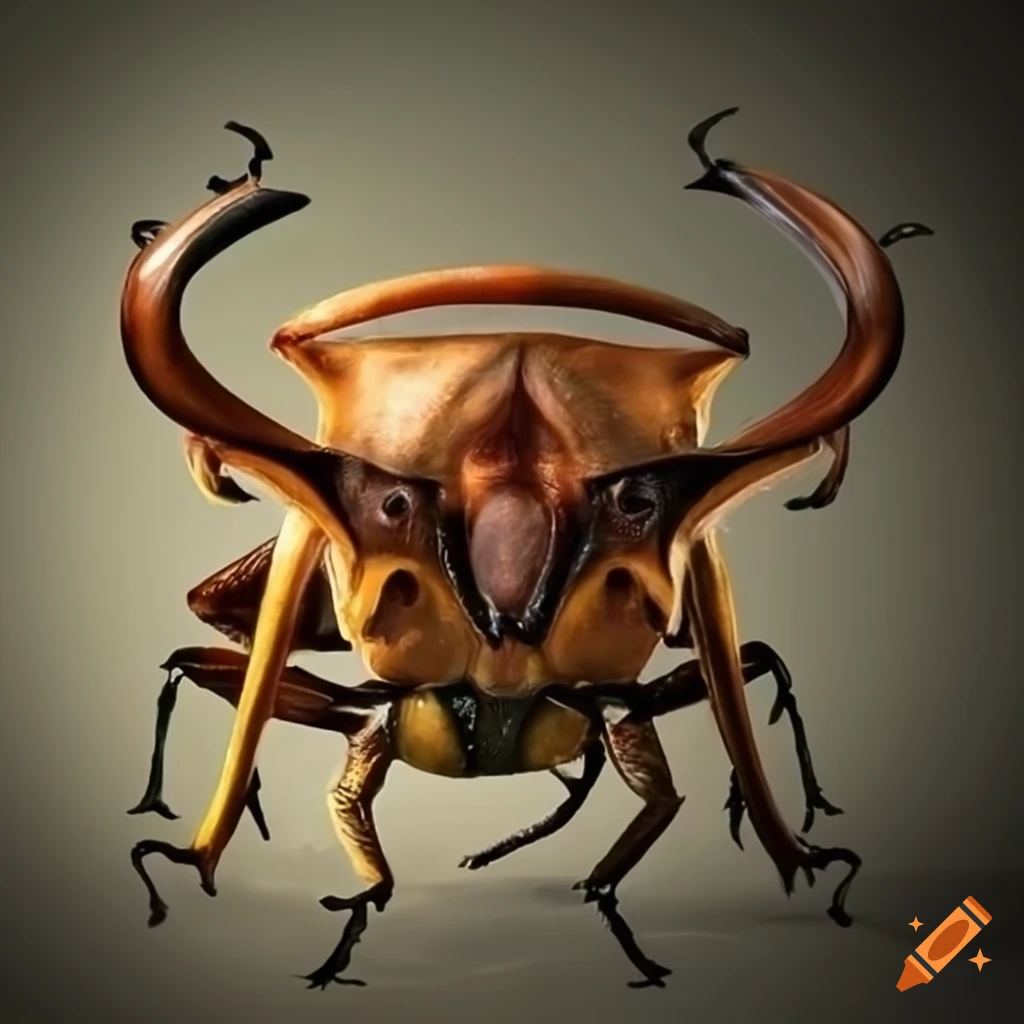 Image of an alien insect with multiple striking features on Craiyon