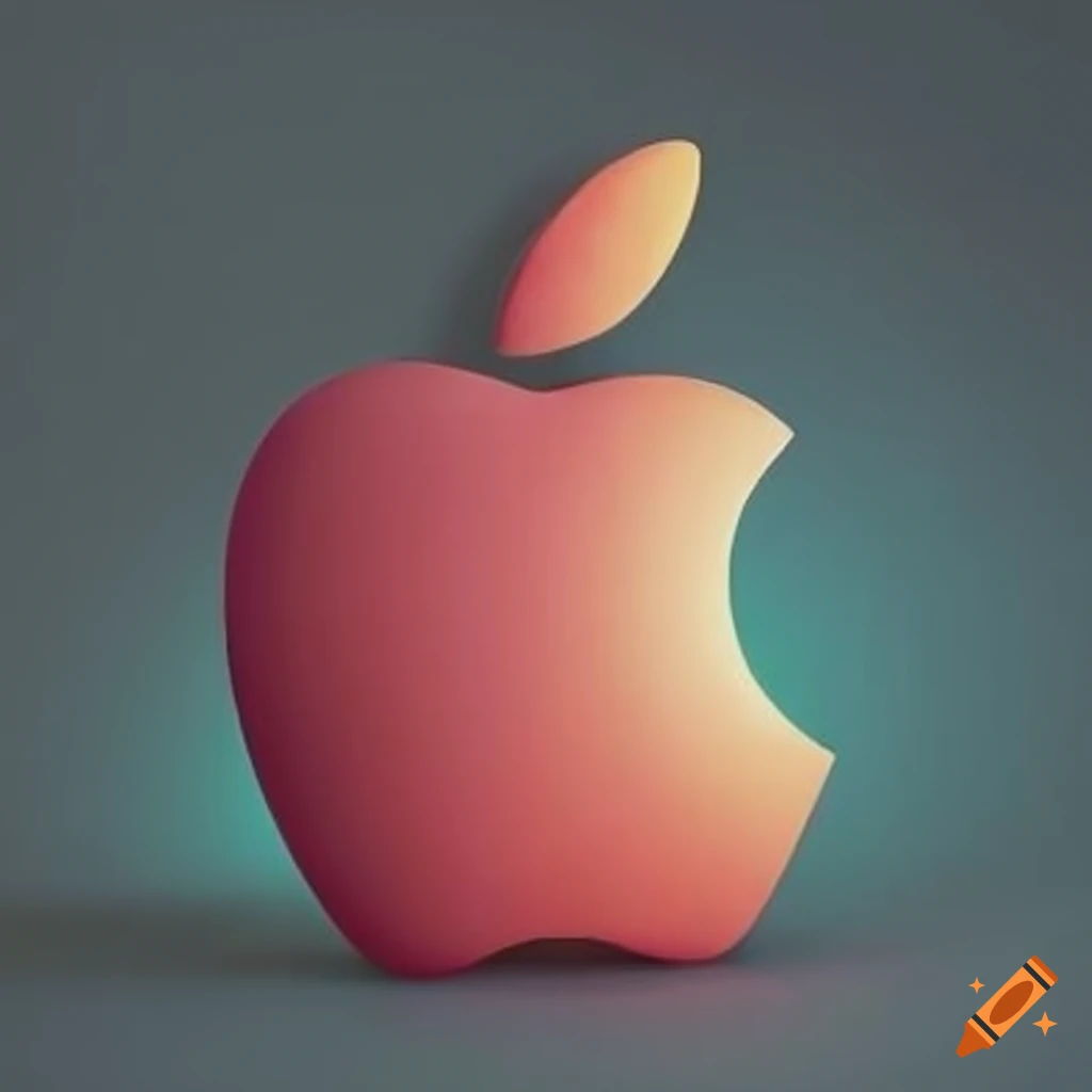 Iconic logo of apple inc. on Craiyon