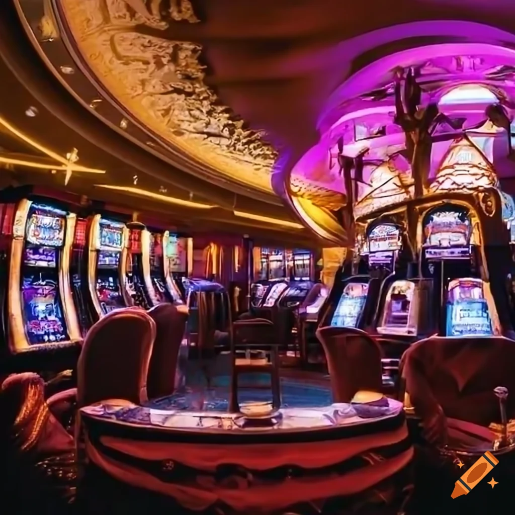 Rotating center bar at a casino in atlantic city