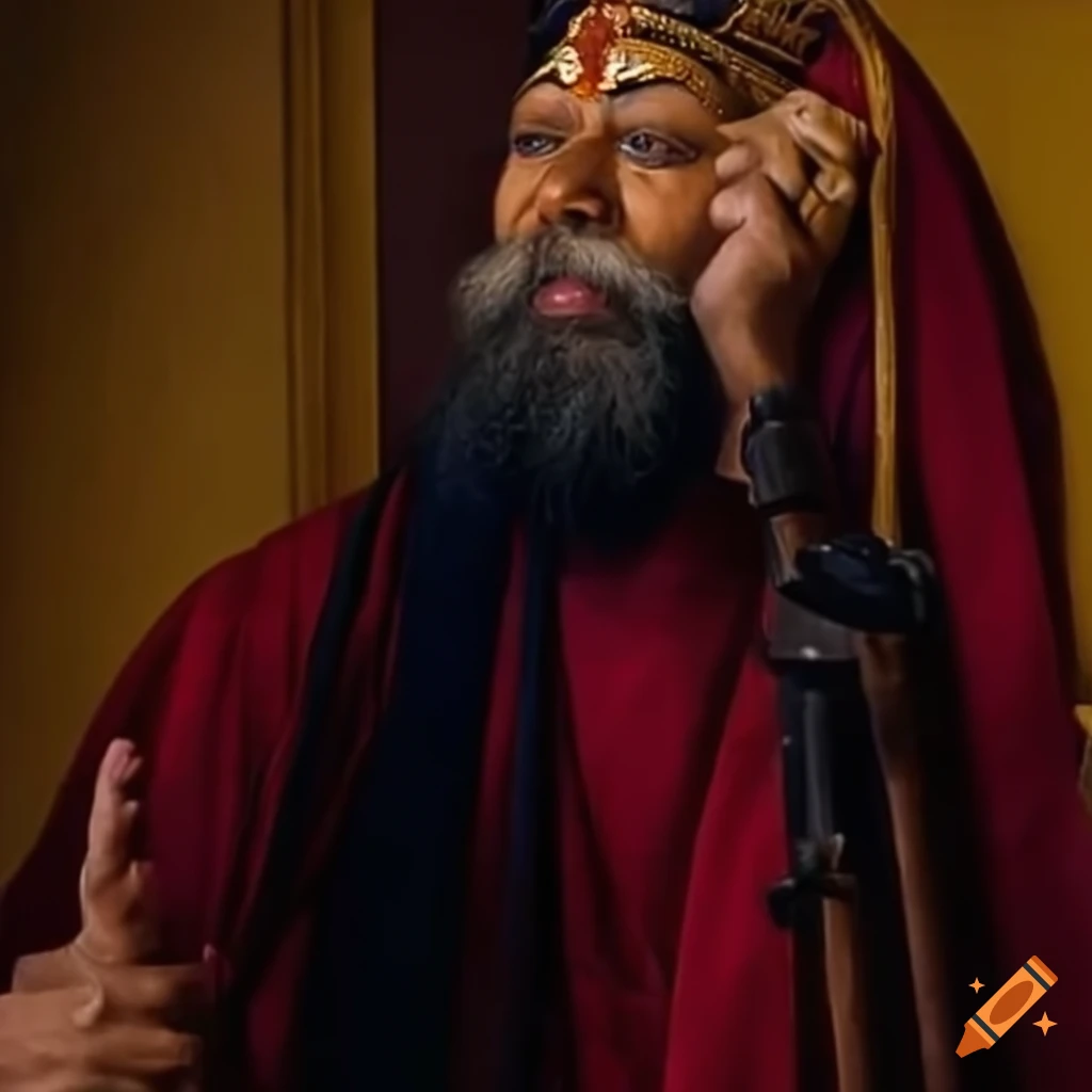 Image of a satirical religious guru
