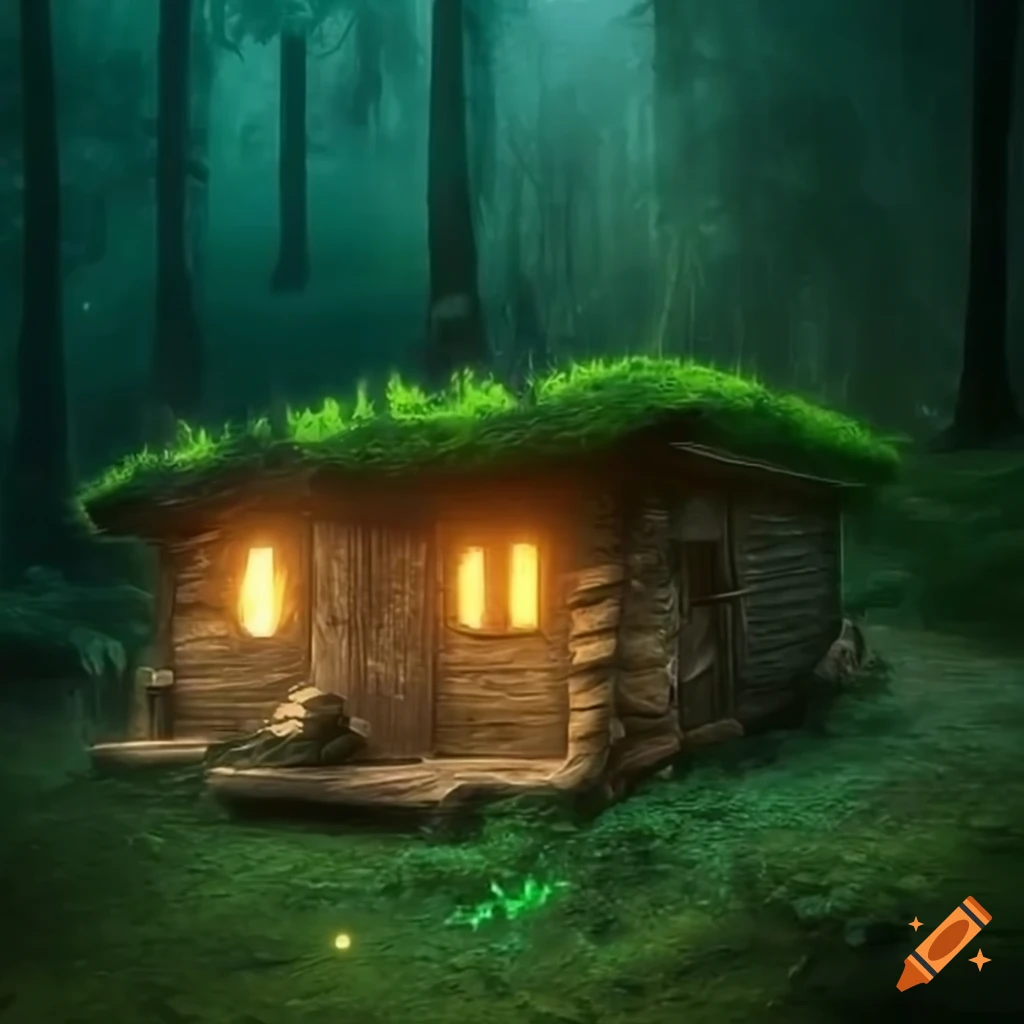 House in forest for the new year on Craiyon