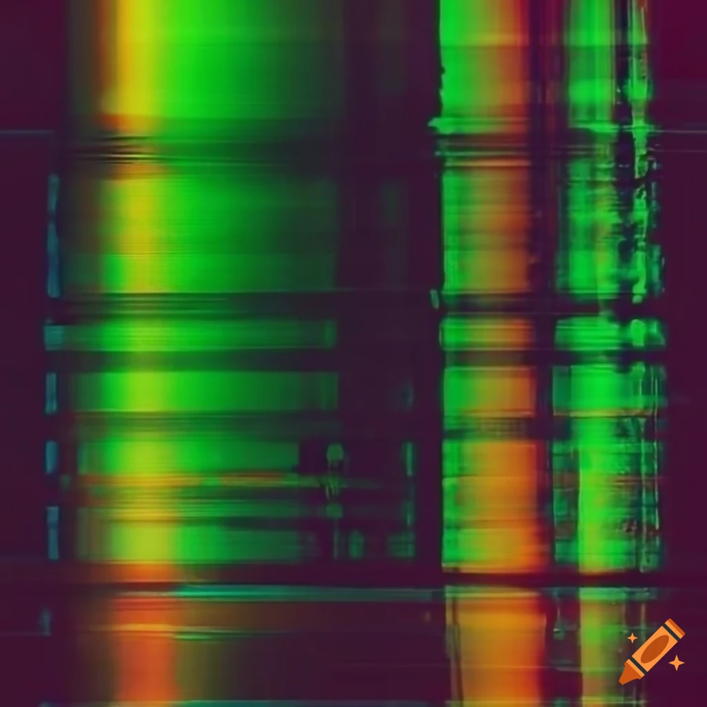 Vhs filter high quality video glitch on Craiyon