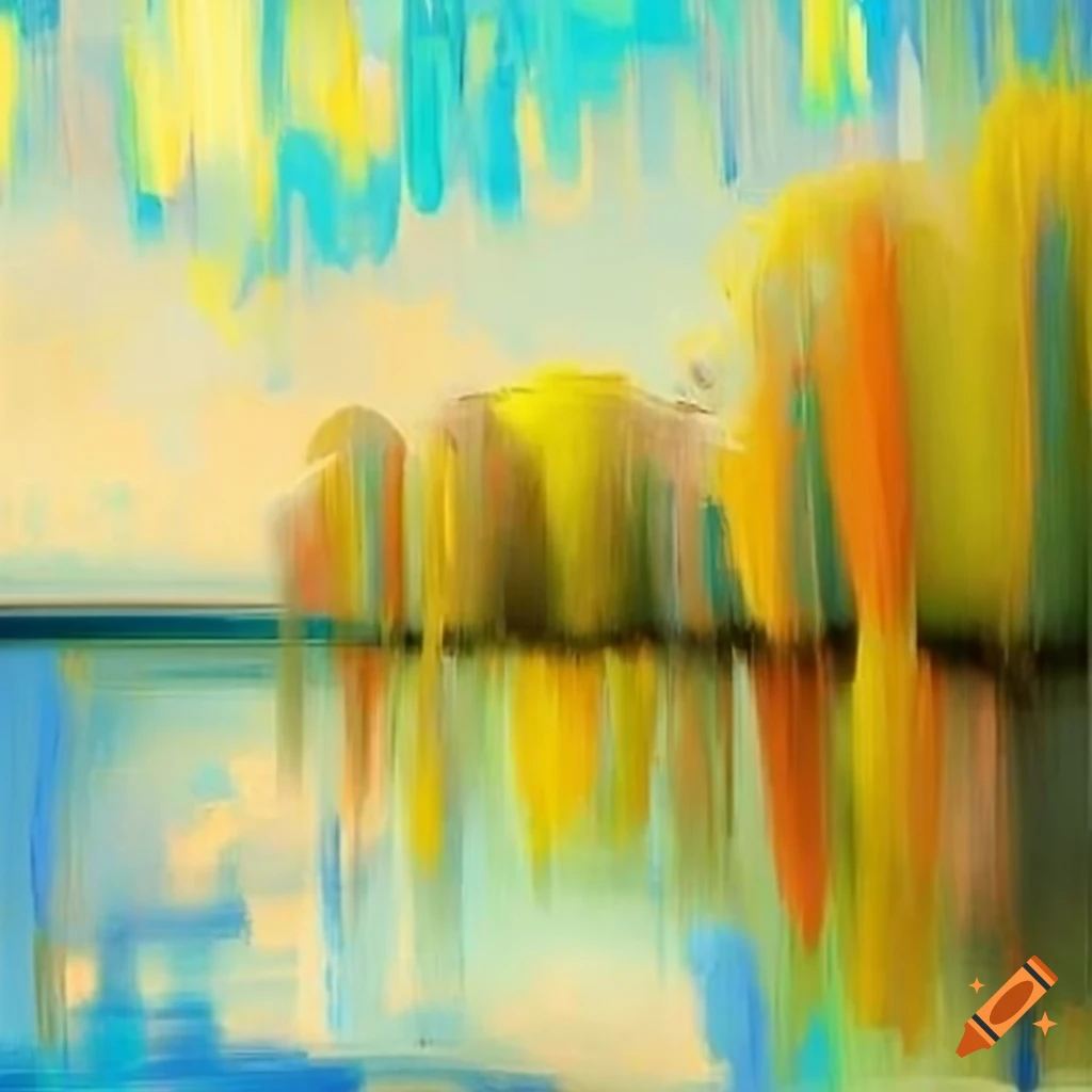 Landscape inspired by dadaism and andy warhol on Craiyon