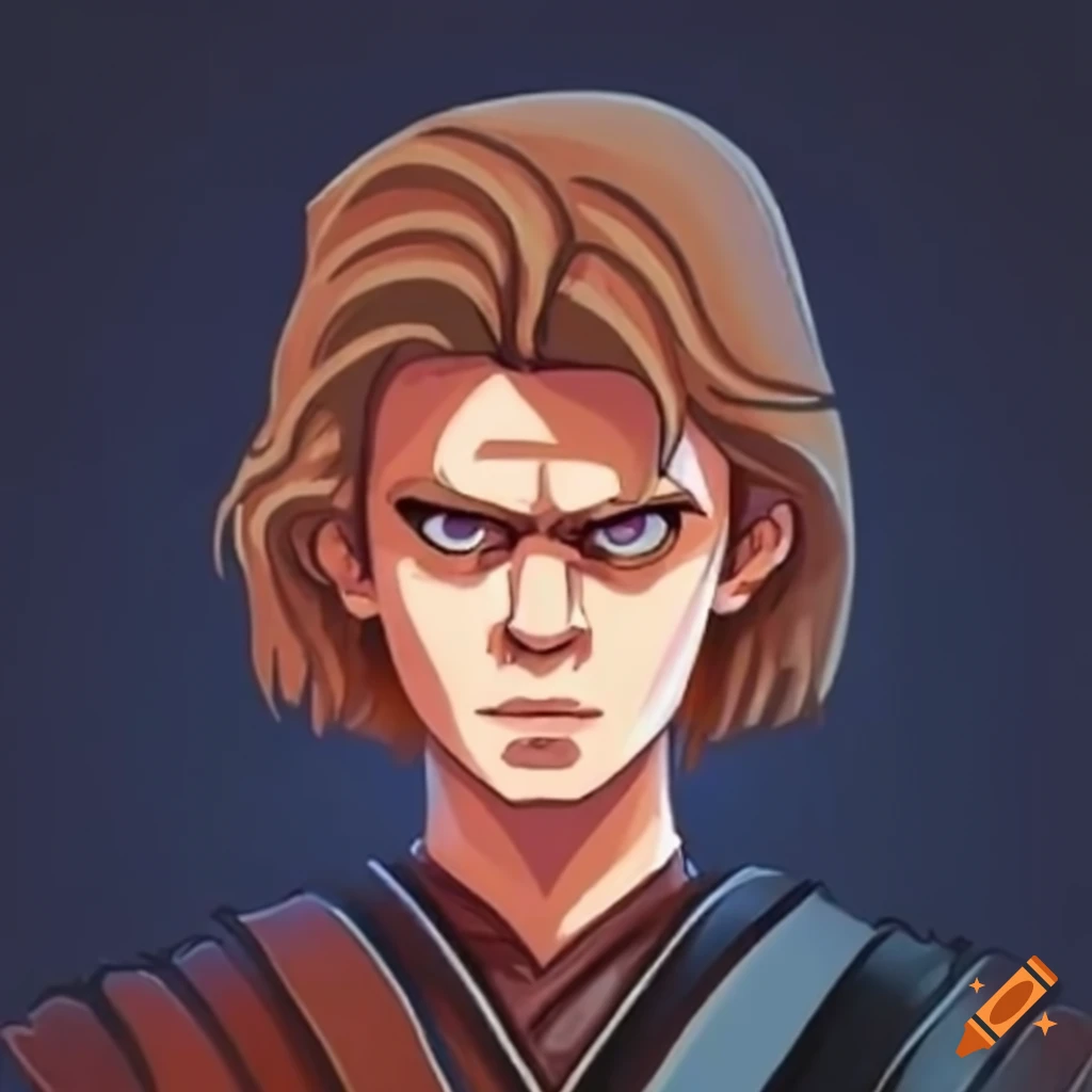 Anakin Skywalker Drawing Cartoon