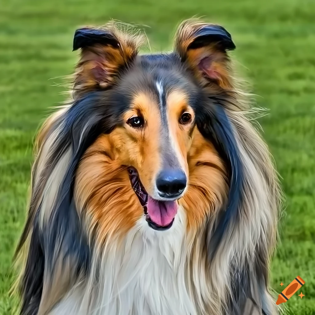 Ultra realistic image of a majestic collie