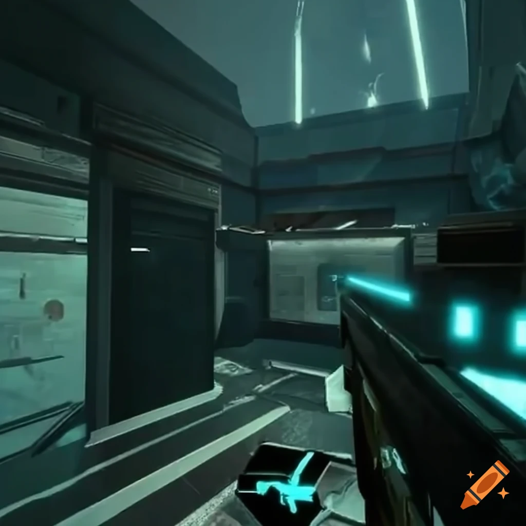 Retro fps game deathmatch on Craiyon