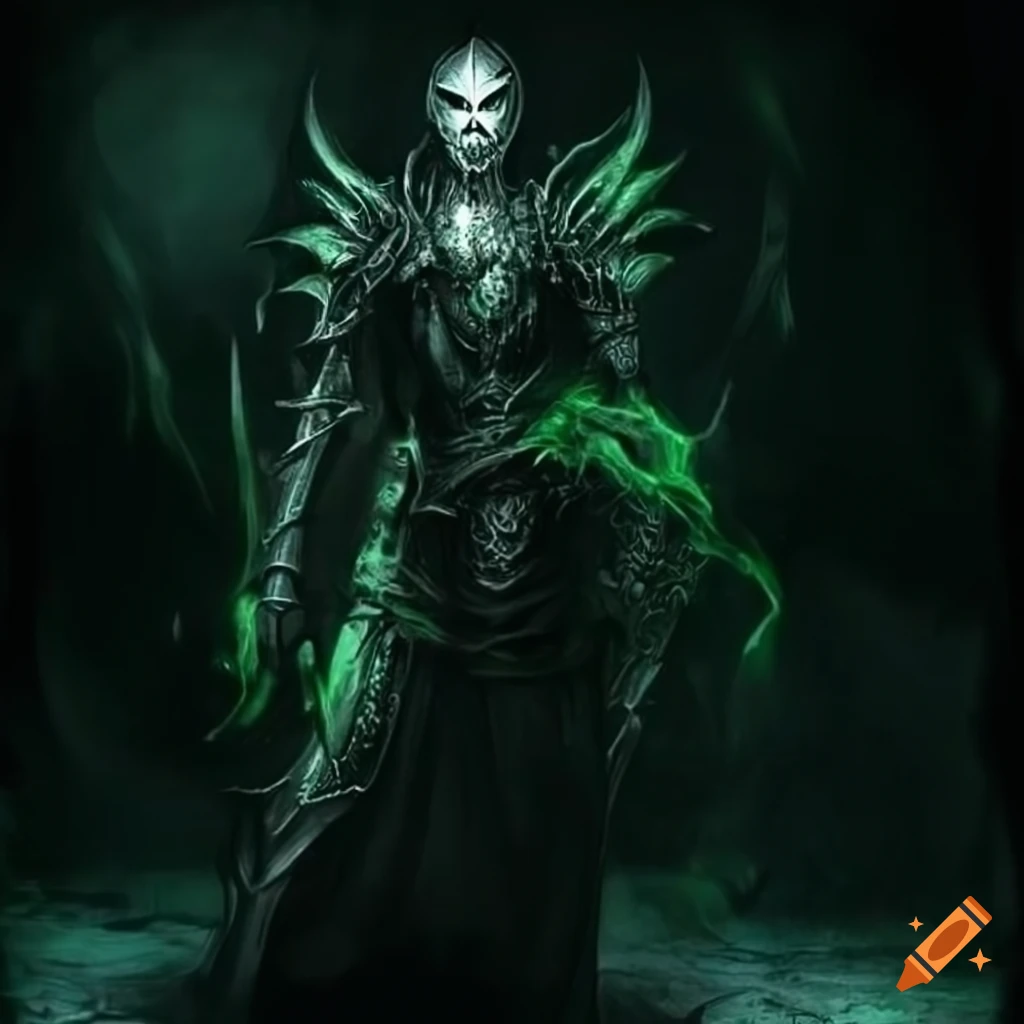 Sinister gothic knight artwork on Craiyon