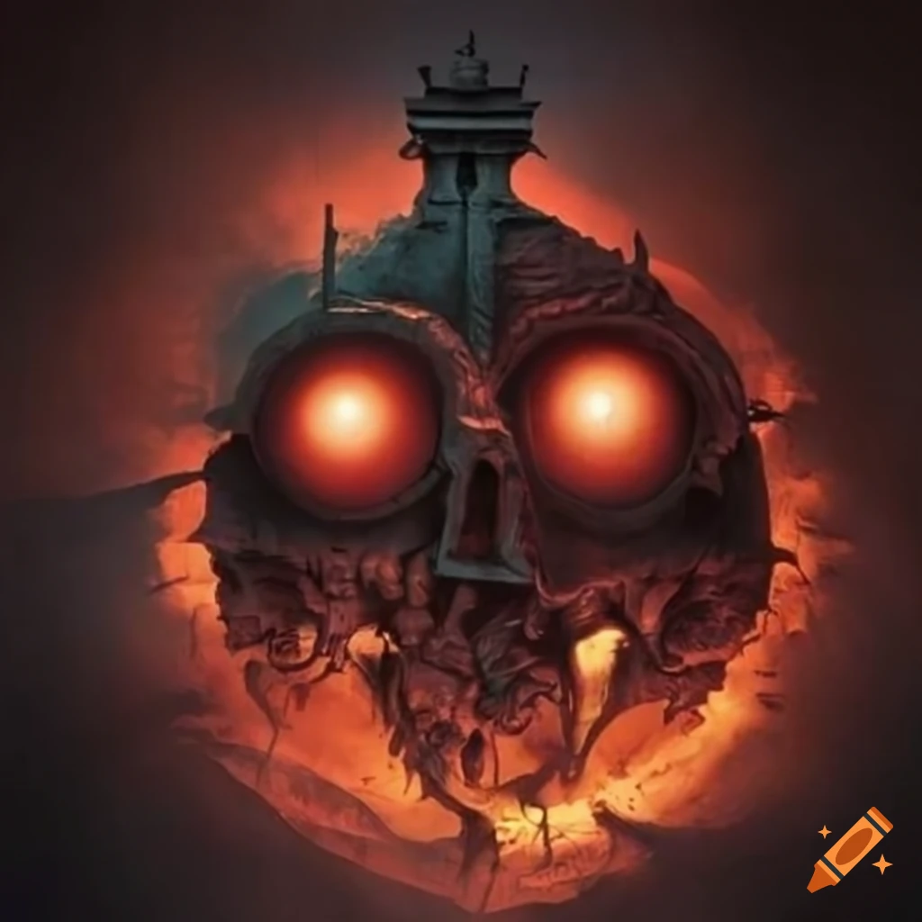 Horror directional sign