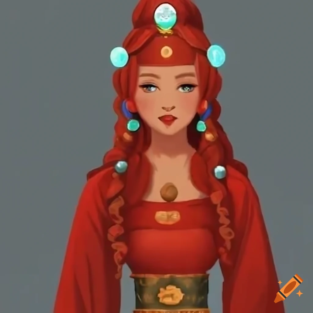 Princess yue in fire nation attire