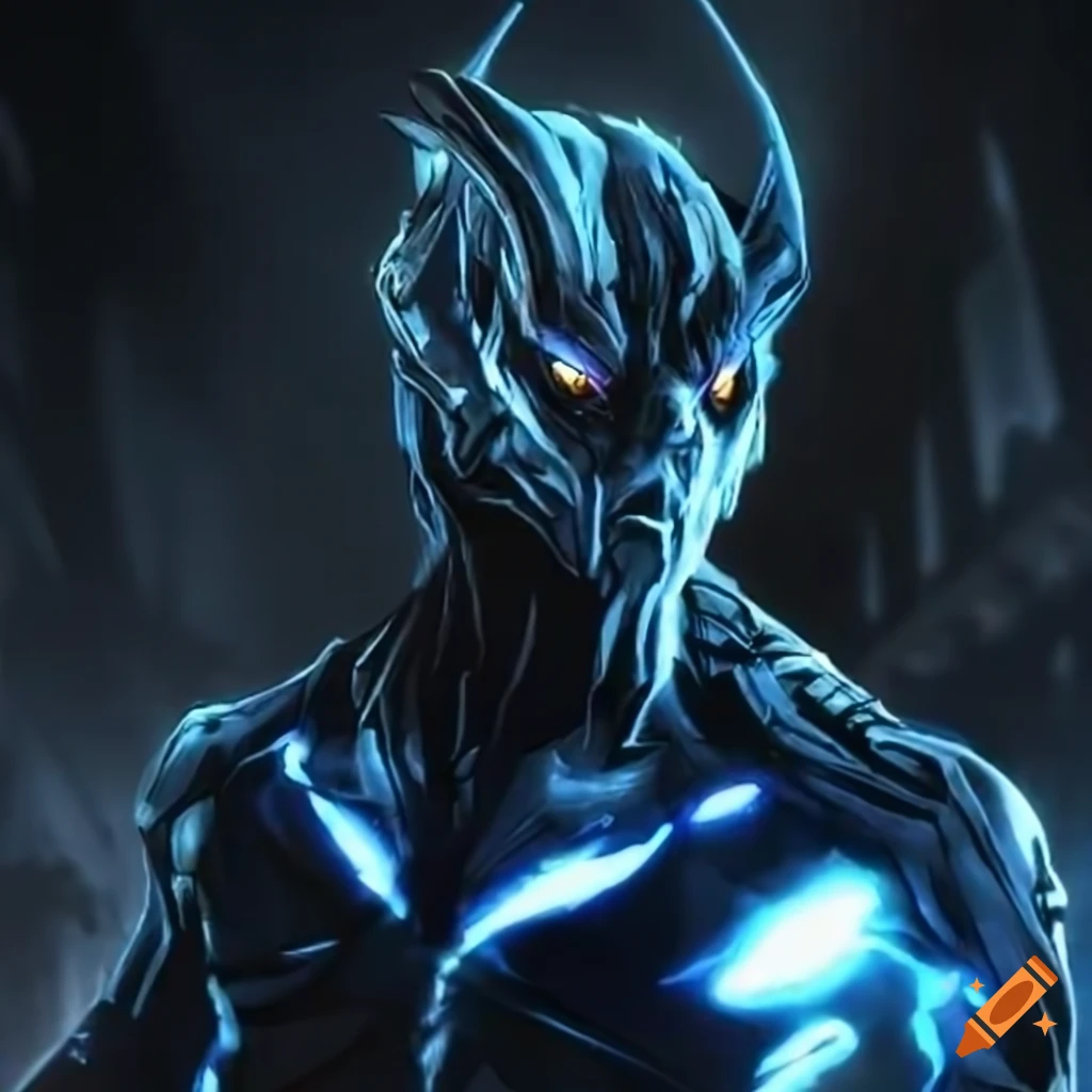 Savitar/zetman chrome art on Craiyon