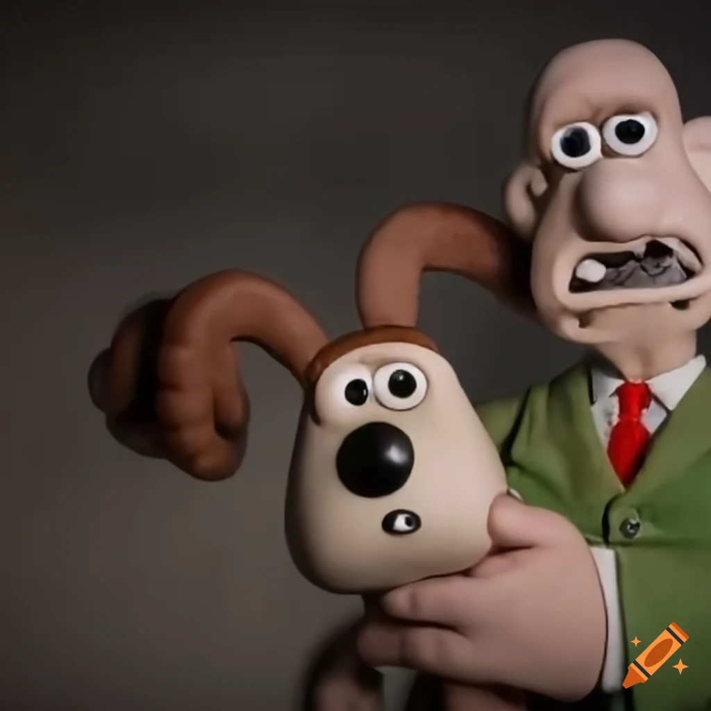 Image of Wallace and Gromit in the sewers on Craiyon