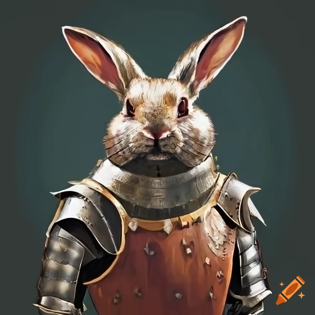 Medieval Armor Rabbit On Craiyon