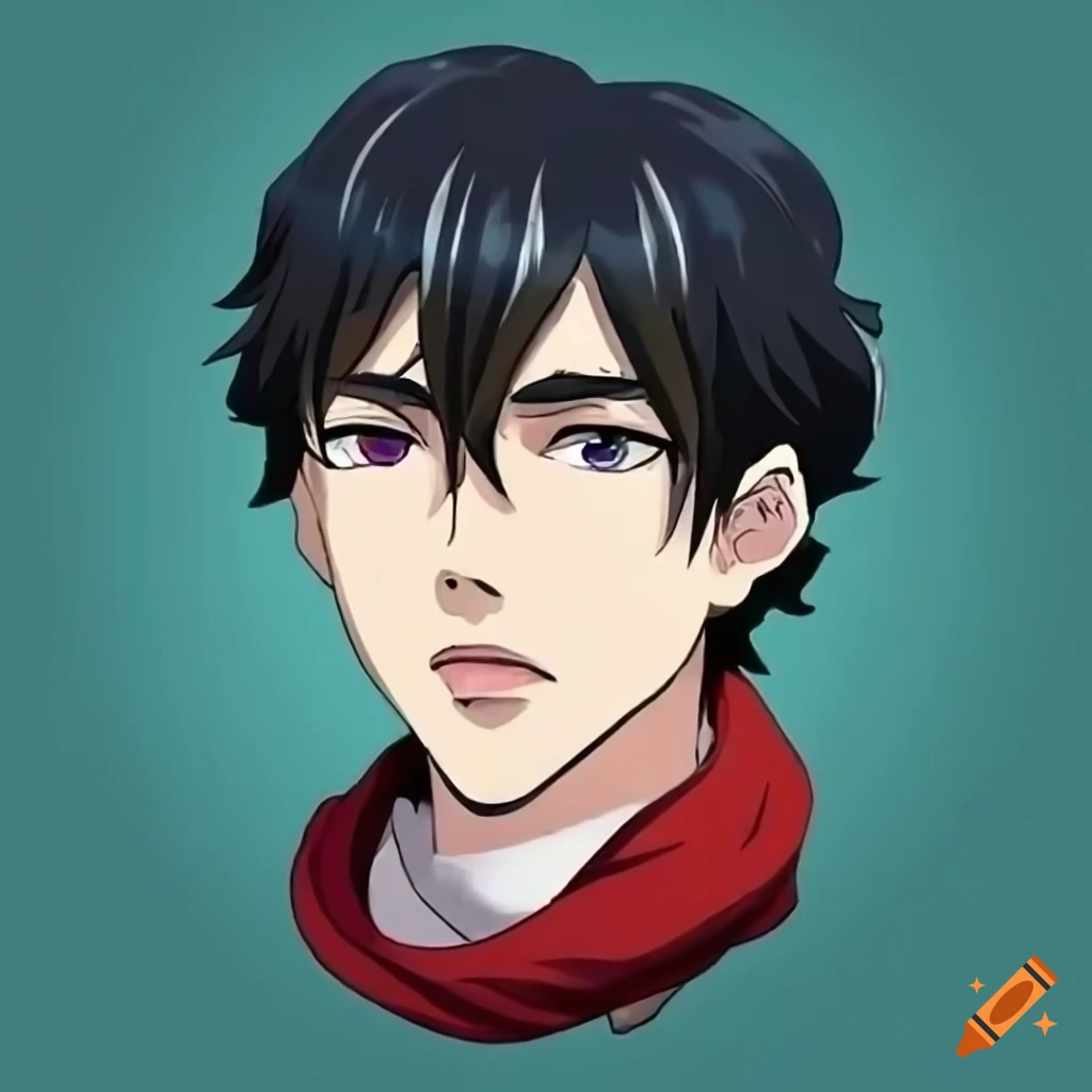 Iran anime male logo