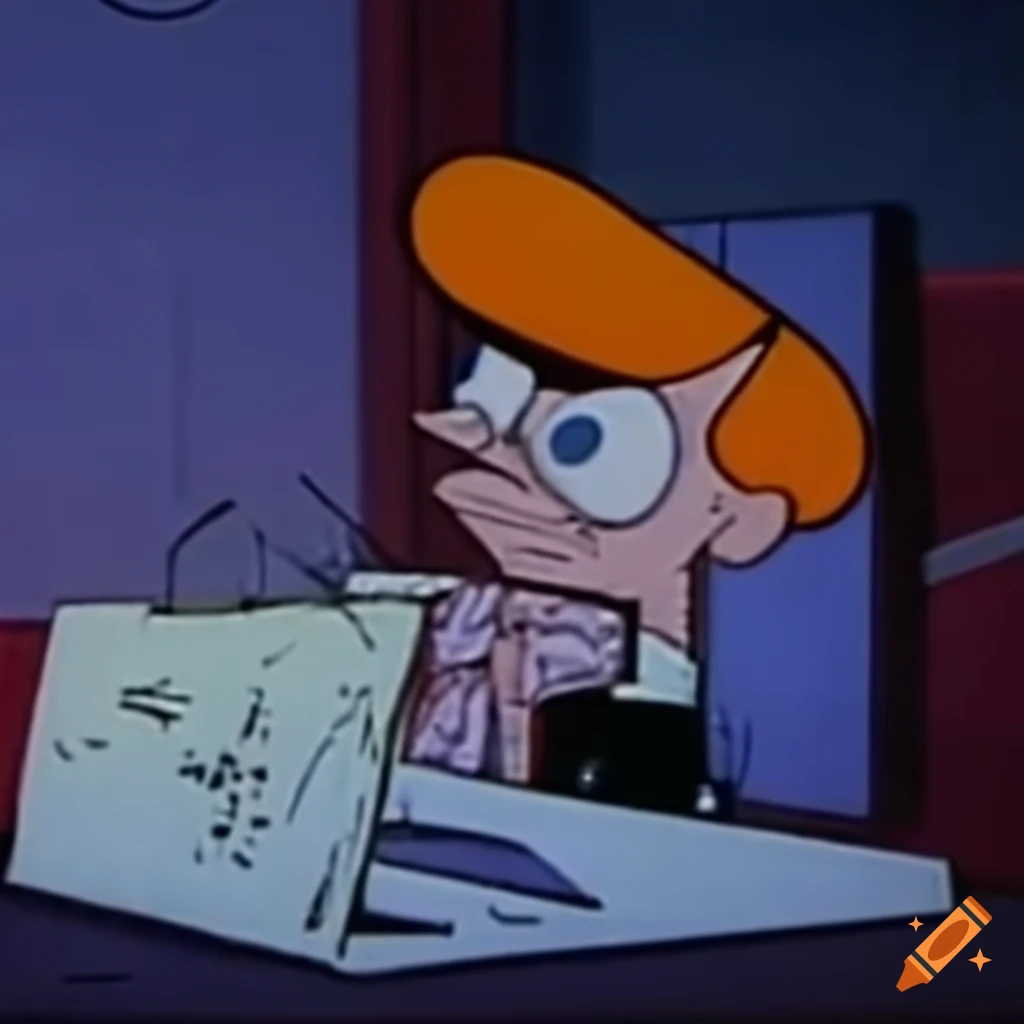 Soviet animation of Dexter's Laboratory on Craiyon