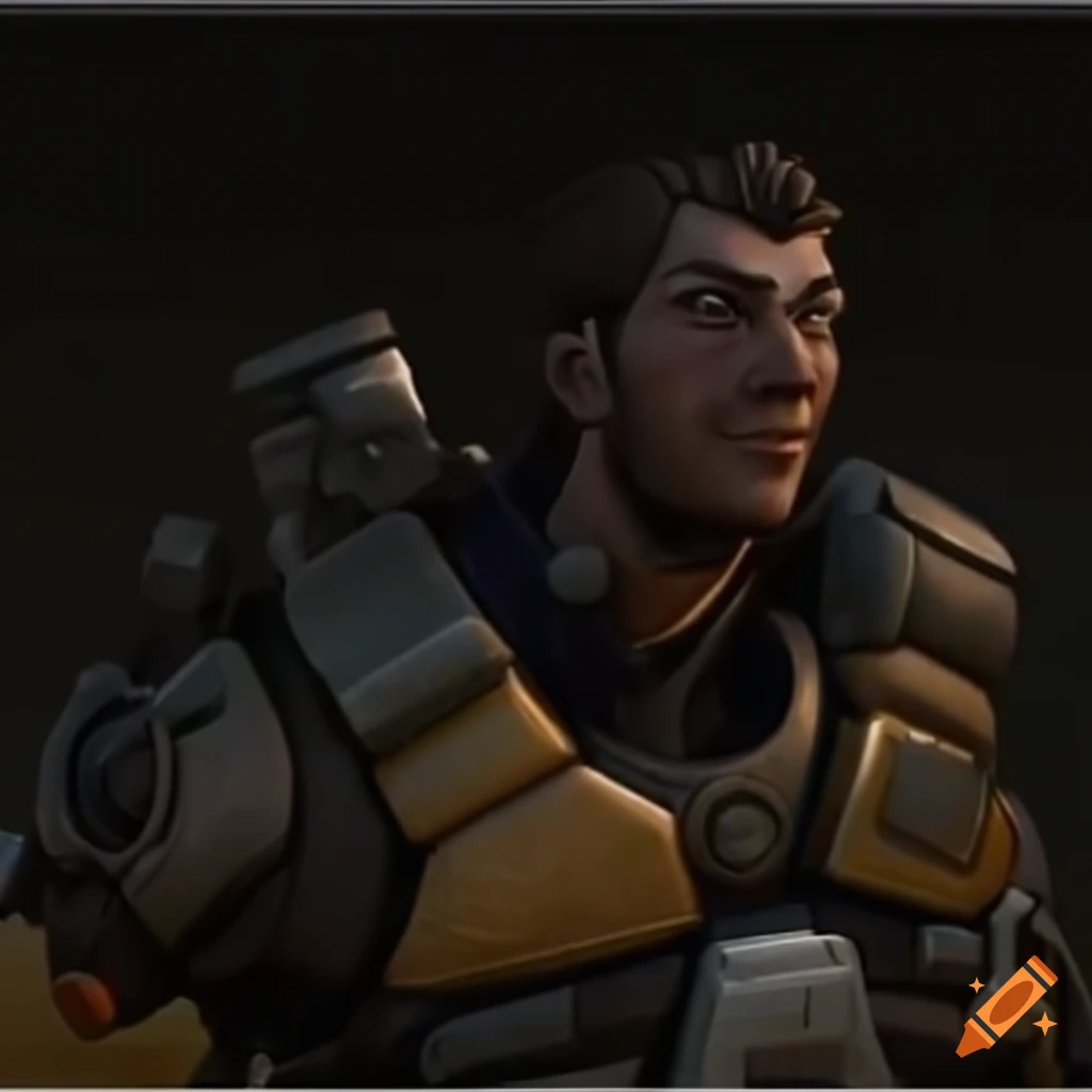 Soldier 76 from overwatch on Craiyon