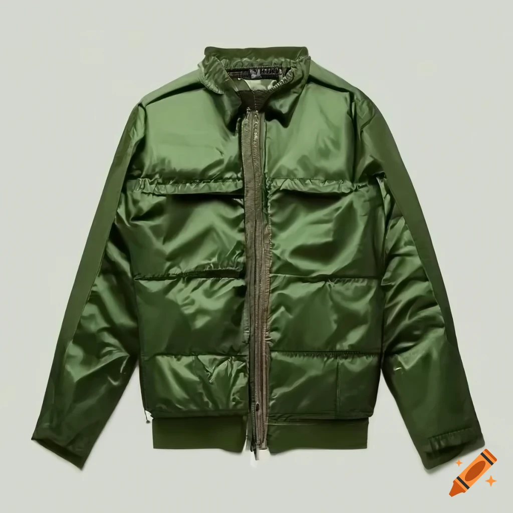 Green nylon raf simons jacket