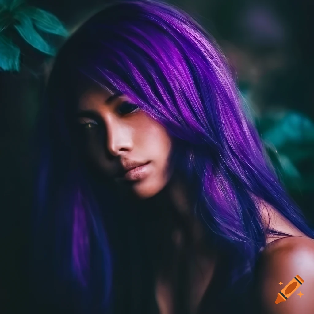 Portrait of Yoruichi from the Bleach Series on Craiyon