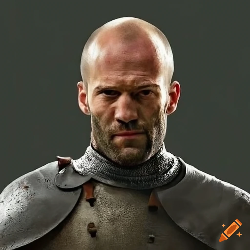 Medieval soldier portrayed by jason statham