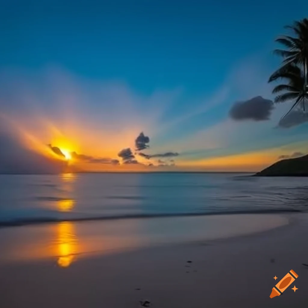 Beautiful resort on a beach