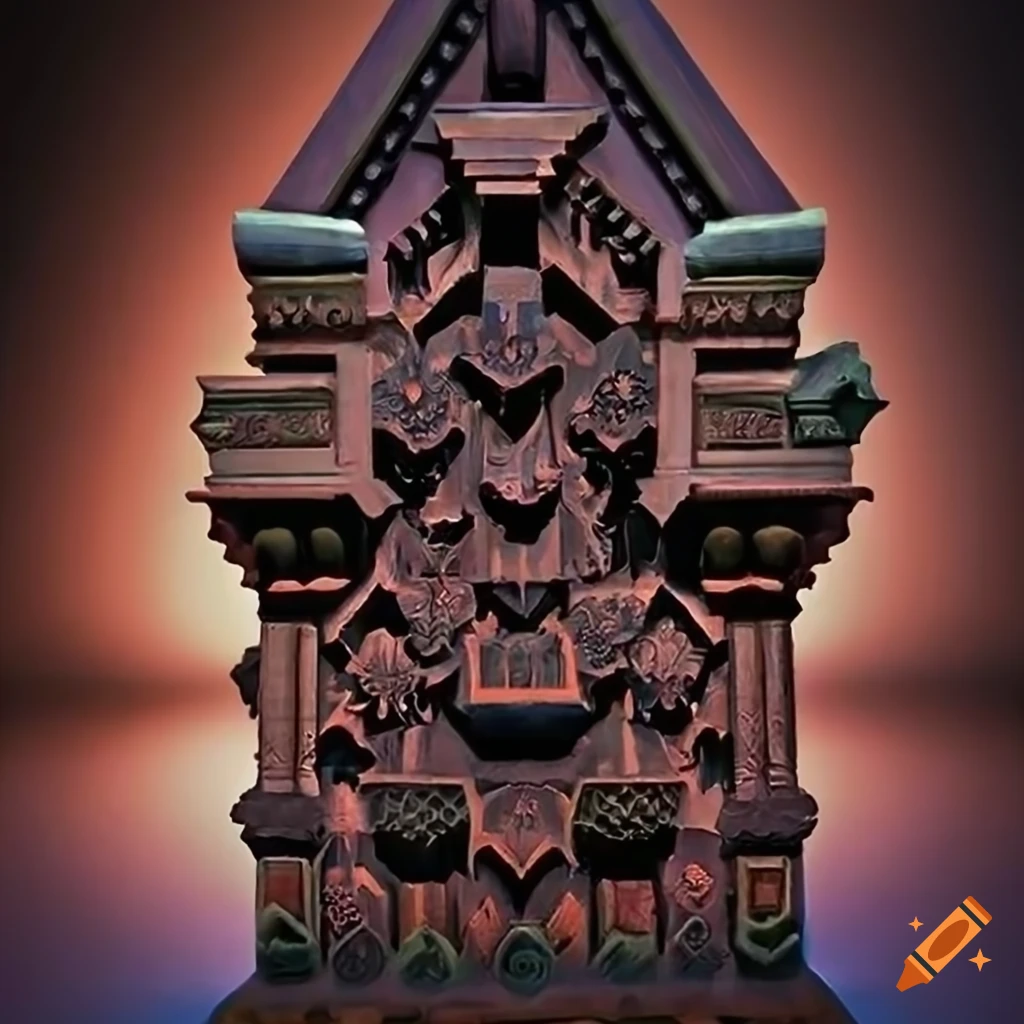Detailed carving inspired by zelda game