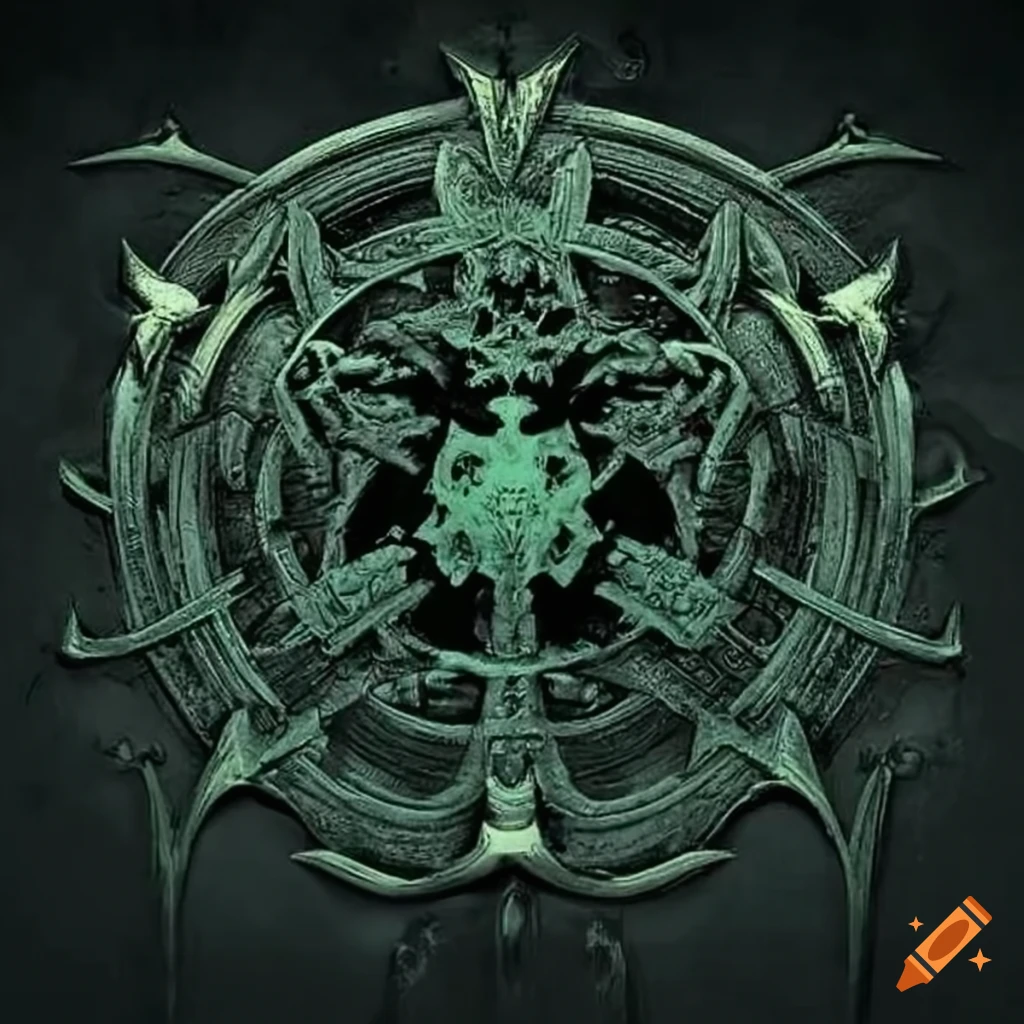 Sinister emblem representing darkness on Craiyon