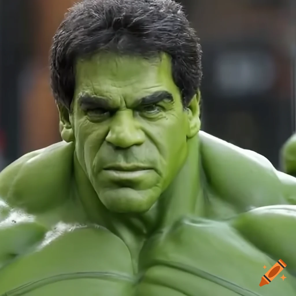 Photorealistic Image Of Lou Ferrigno As Hulk In Nyc On Craiyon