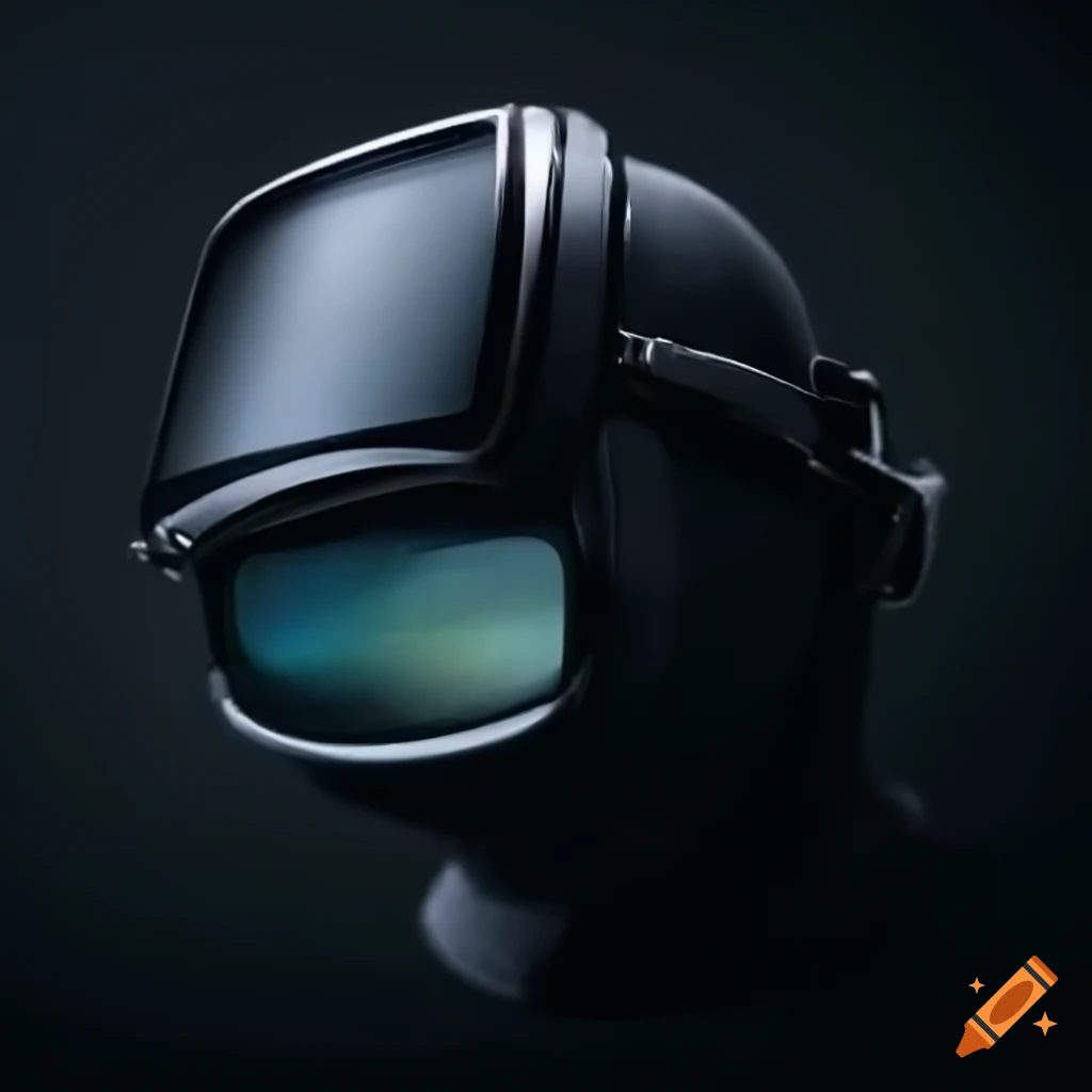 Stylish technological visor on Craiyon