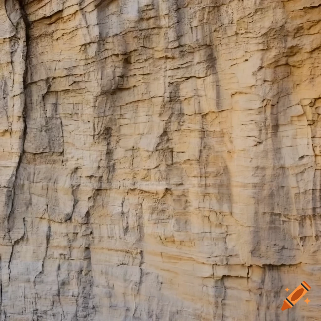 Texture of a cliff wall