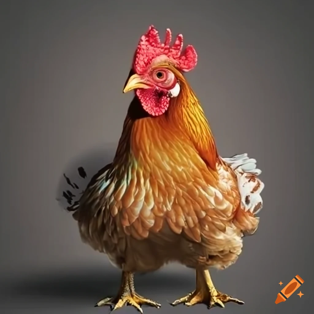 Deformed chicken on Craiyon