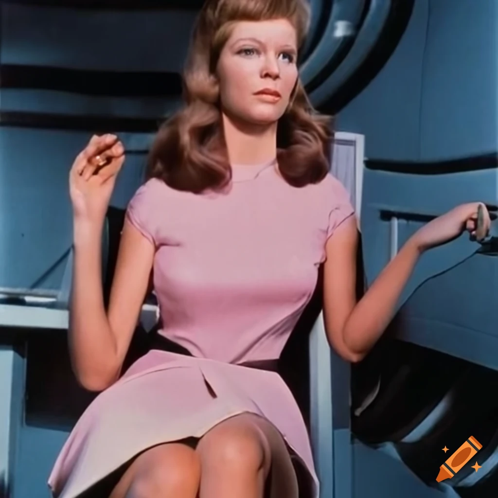 Cosplay of female Captain Kirk from Star Trek on Craiyon