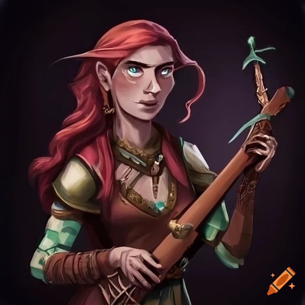 Bipedal hummingbird bard character artwork on Craiyon