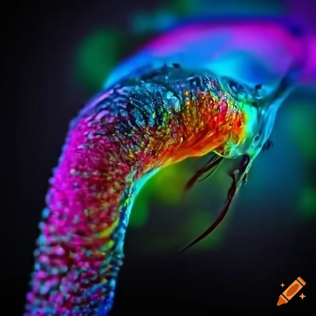 Microscopic view on Craiyon