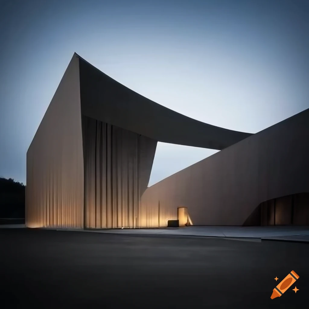 Architecture commemorating human rights and freedom with a depressing ...