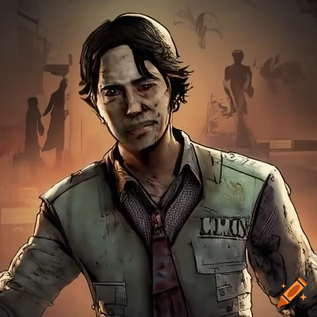 Mark fischbach as a character in the walking dead video game