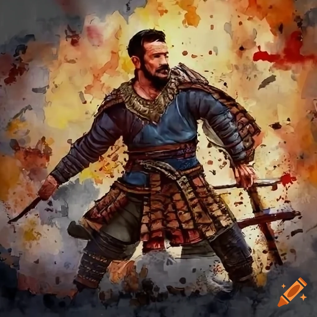 Concept art of a tiger fight in RRR Movie on Craiyon