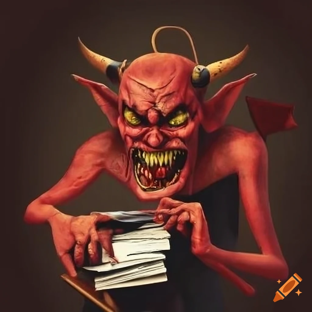 Jersey devil with a friendly demeanor on Craiyon