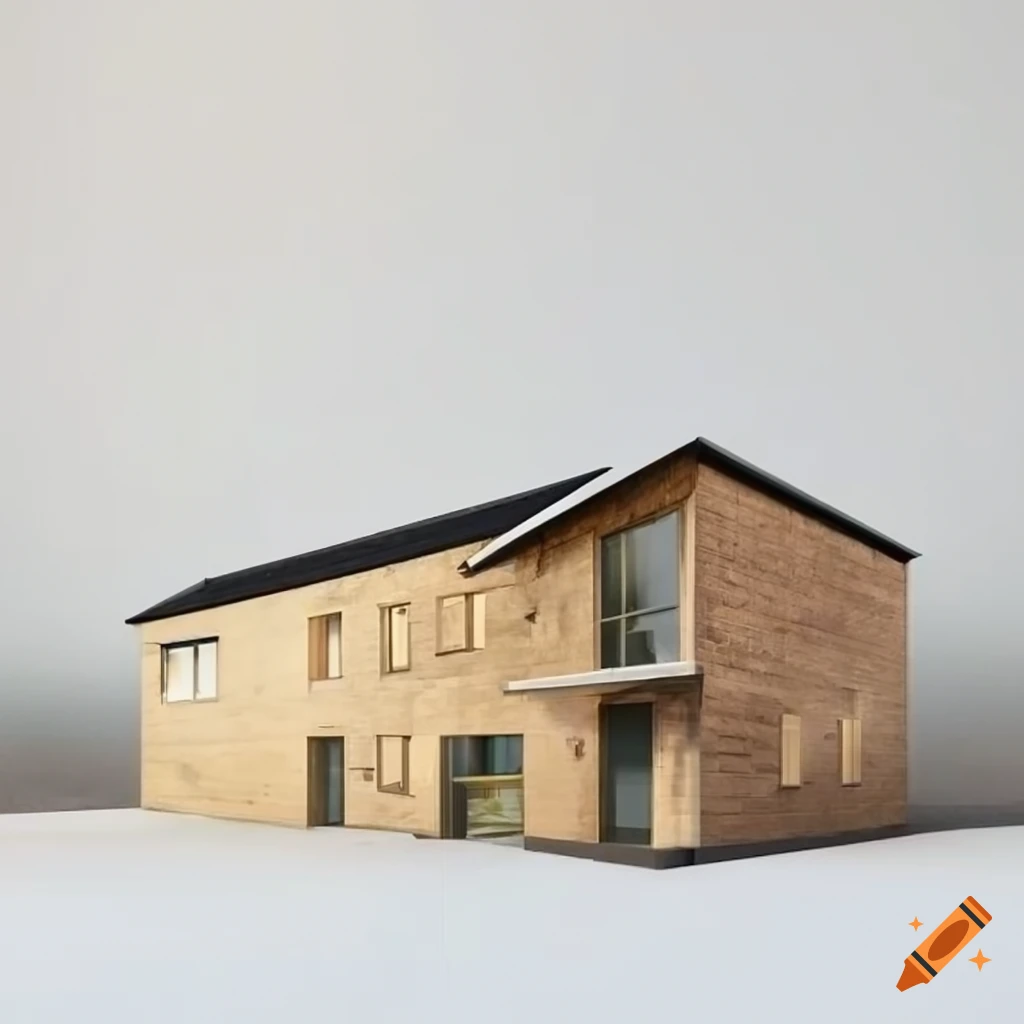 Self build community using renewable materials in cottam uk on Craiyon