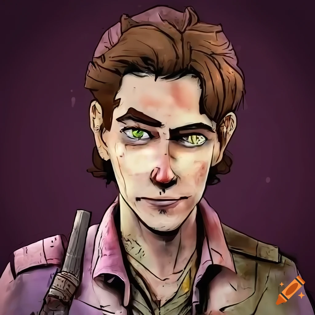 Digital art of William Afton in Telltale's the Walking Dead style on ...