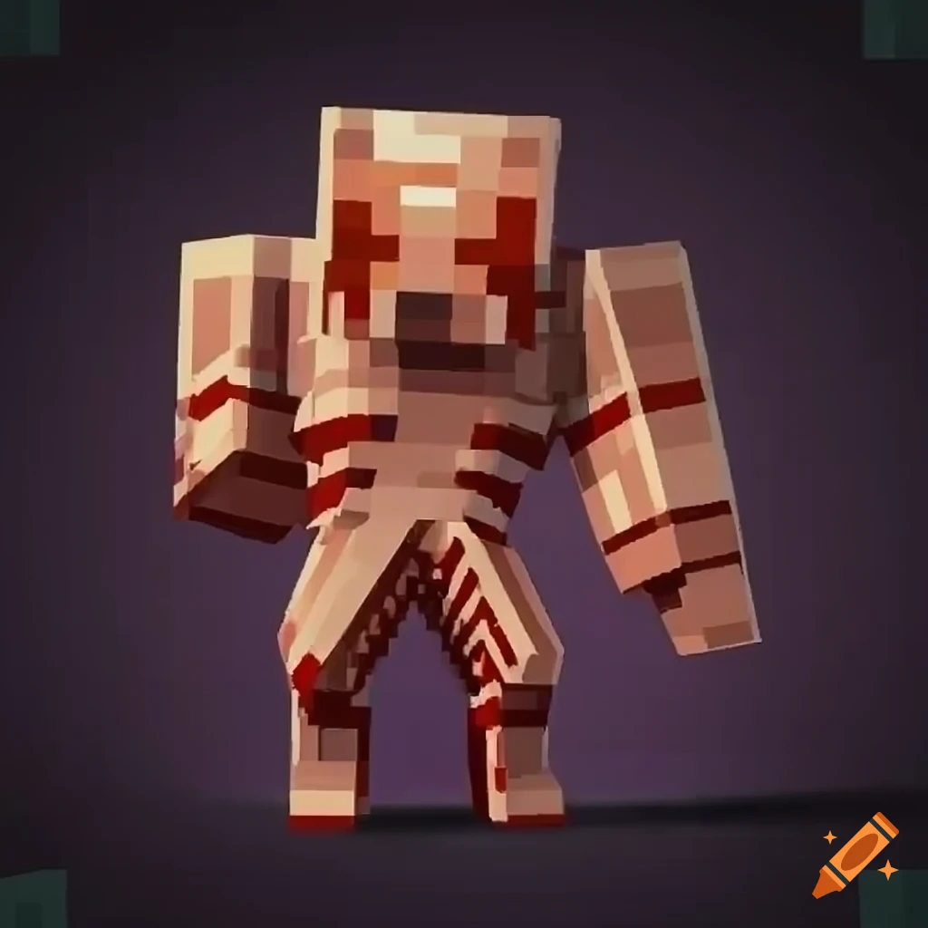 Representation of minecraft titan