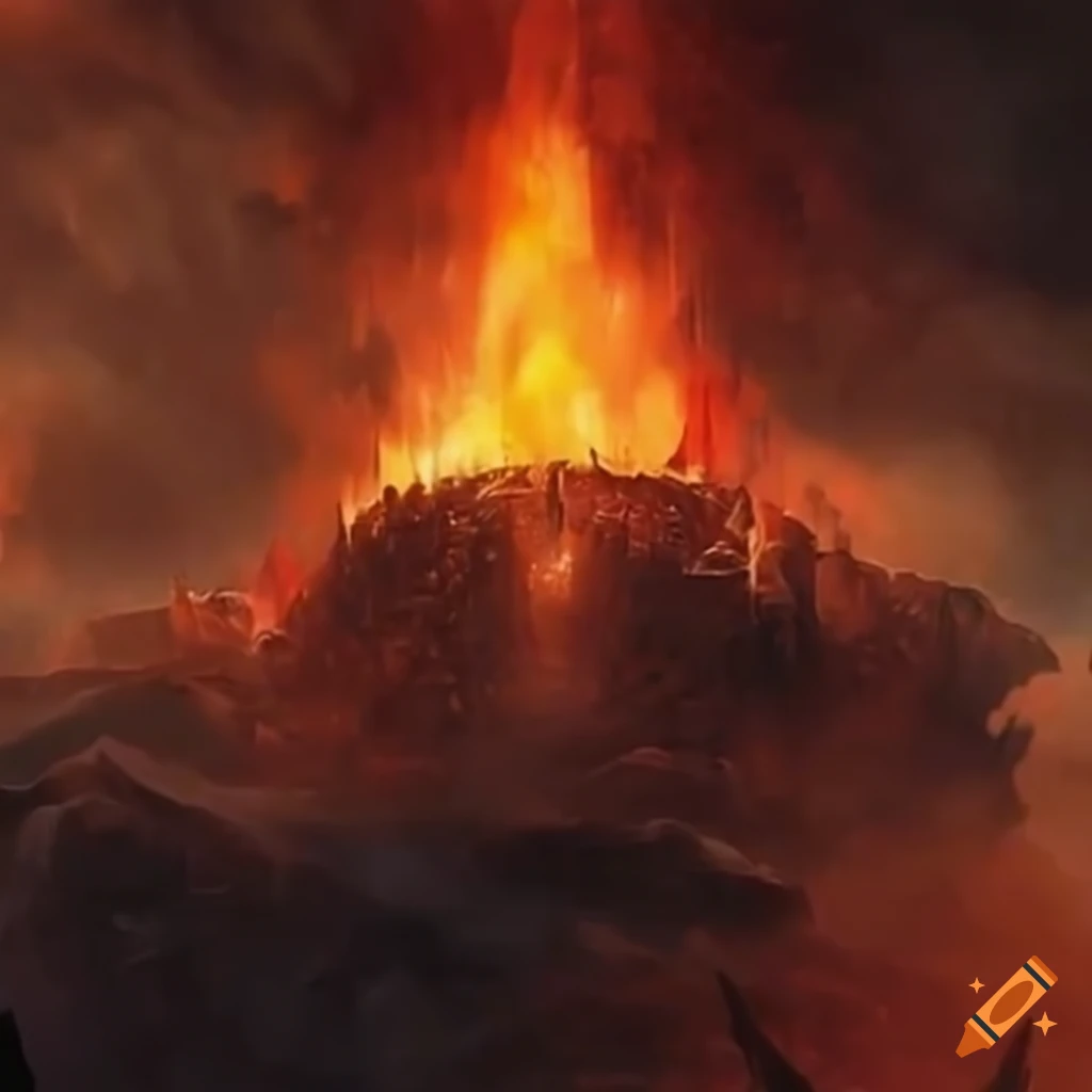 The one ring on fire