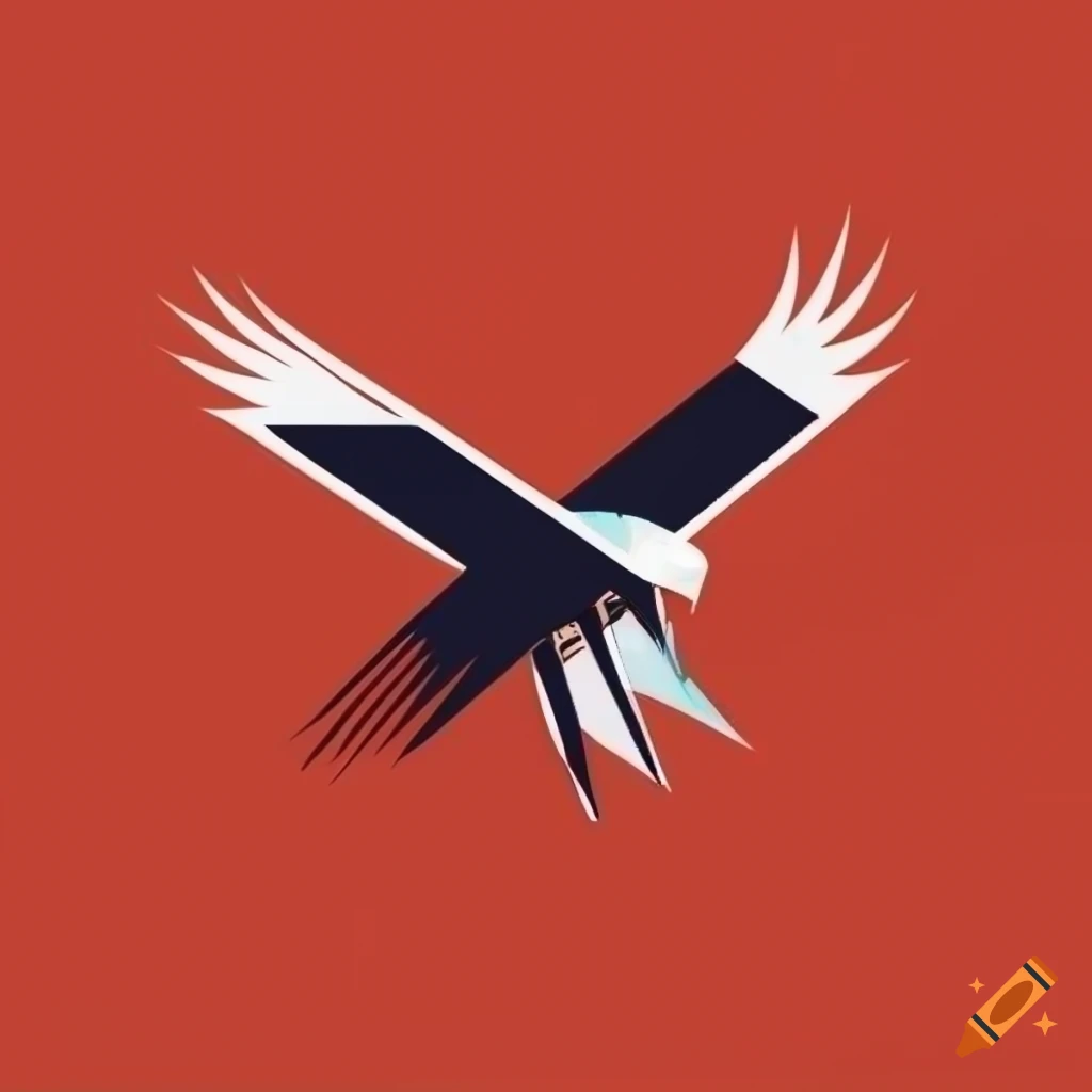 Red kite logo design on Craiyon