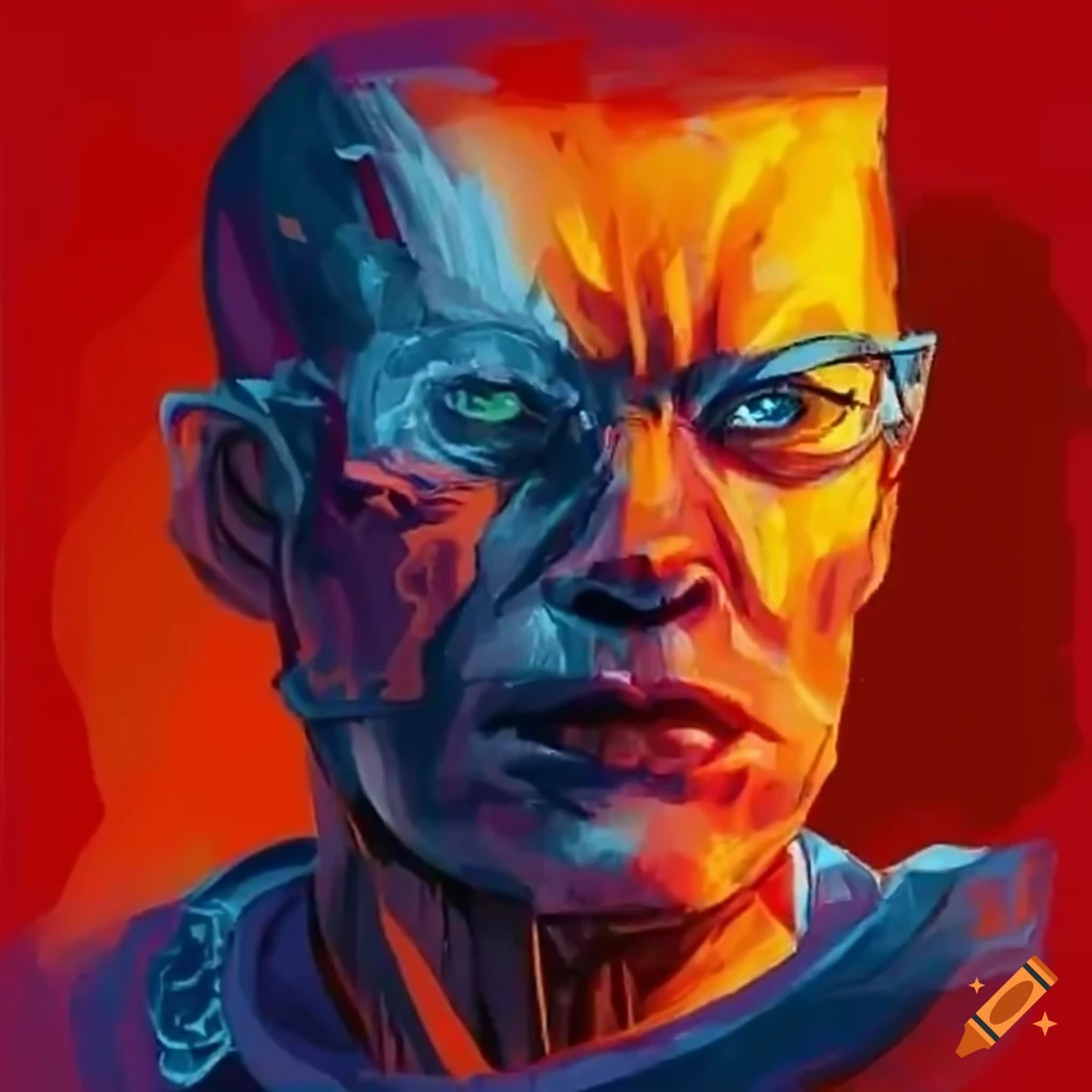 Illustration of a command guide on Craiyon