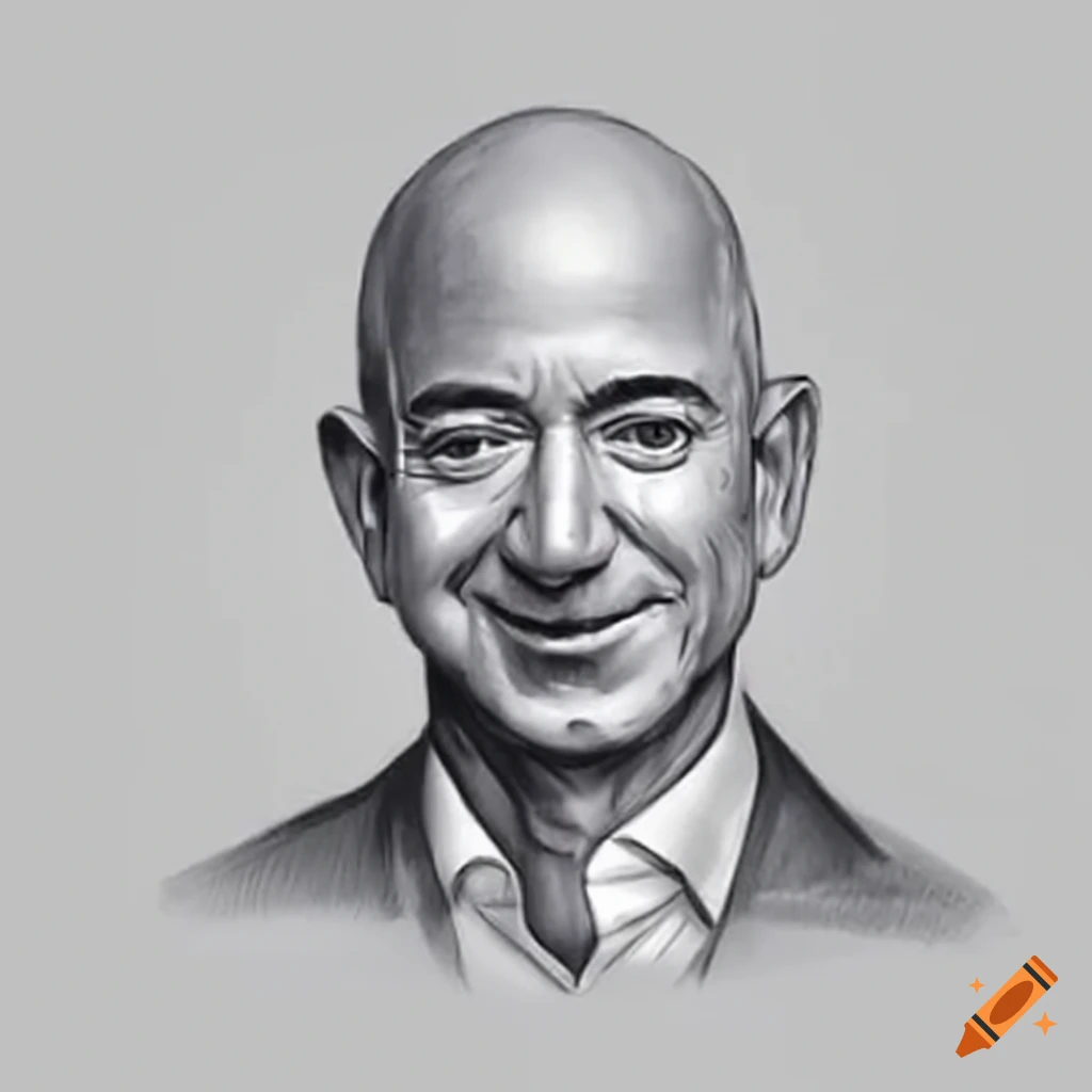 Portrait of Jeff Bezos on Craiyon