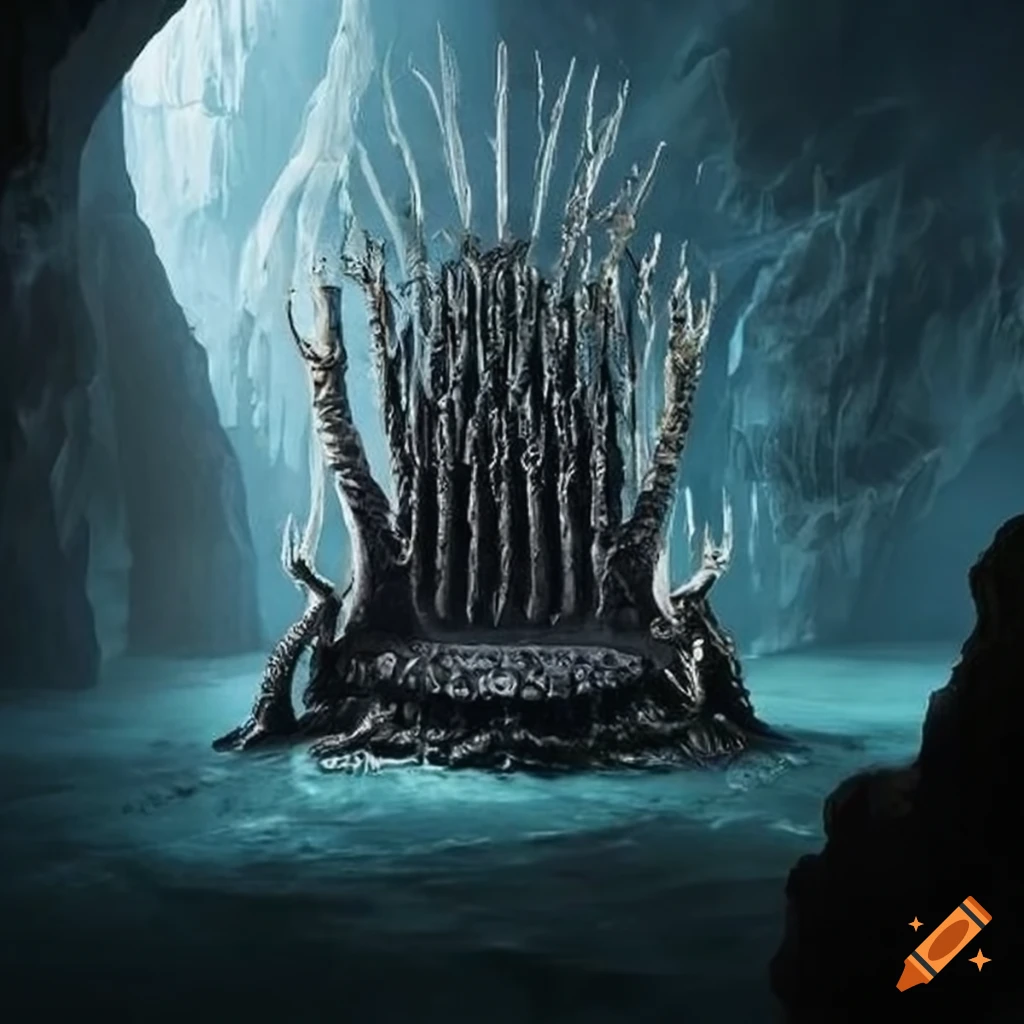 Ocean throne room on Craiyon