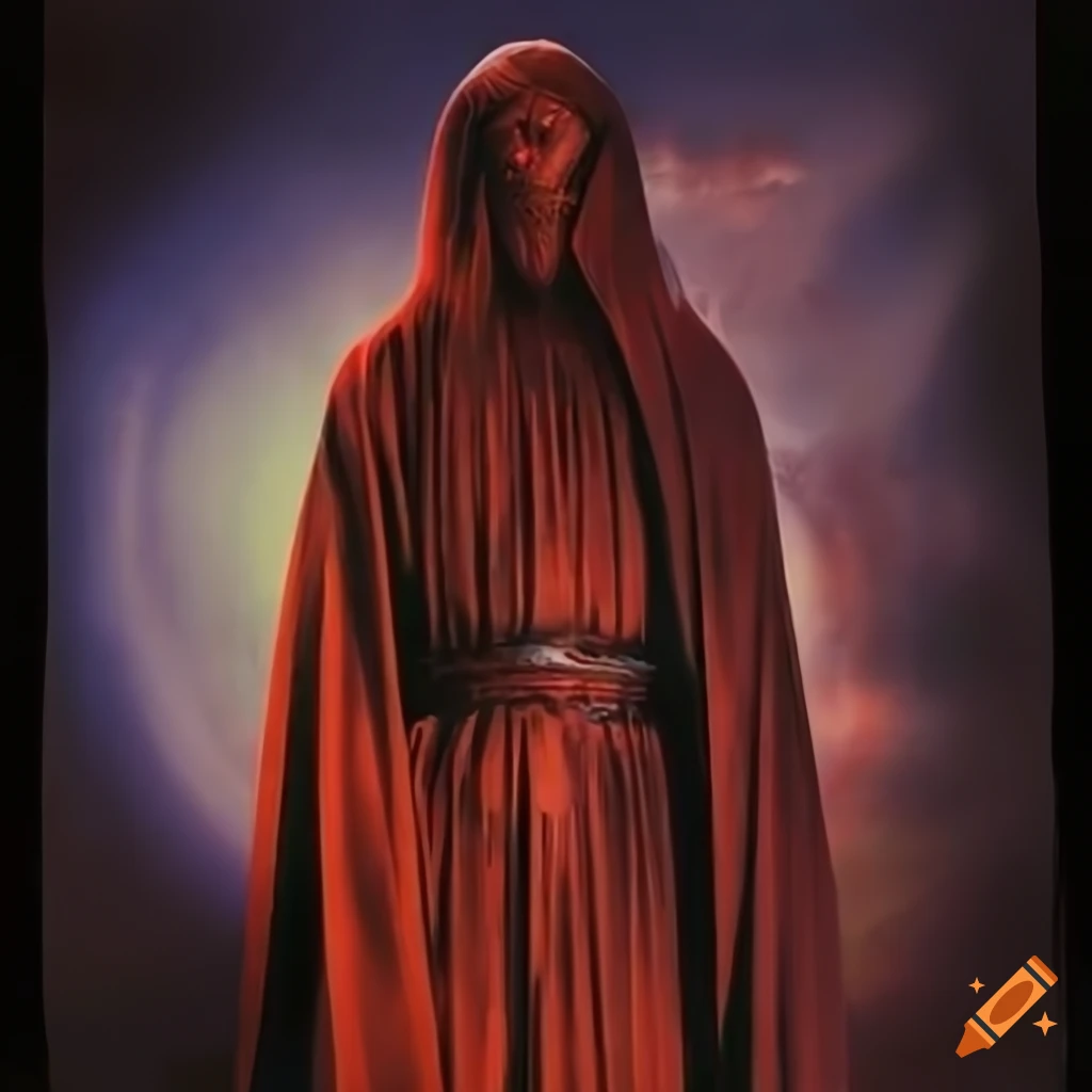 Poster of a cult ritual in a horror movie on Craiyon