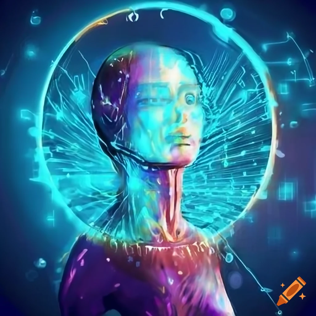 Moral dilemma in technology on Craiyon