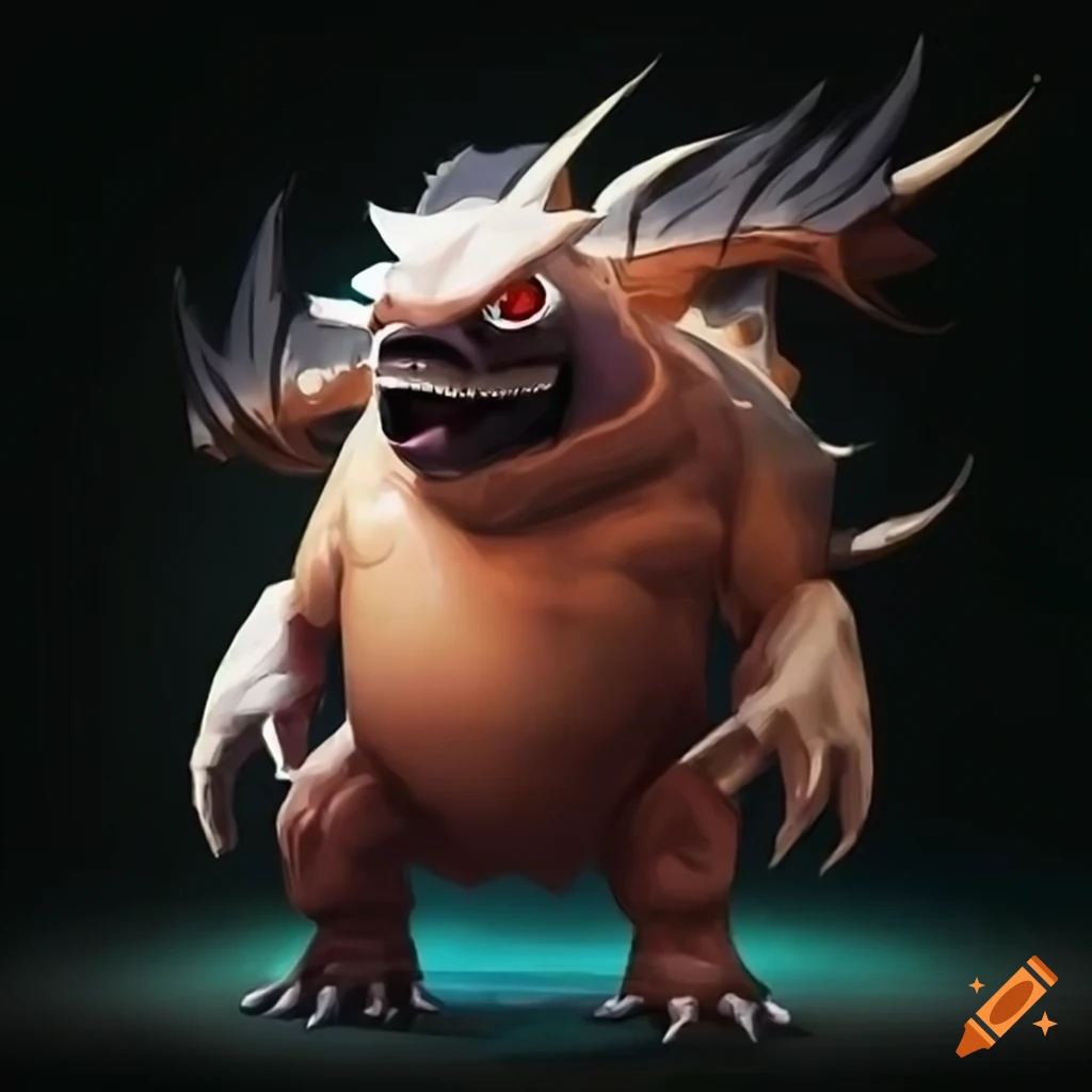 Ethereal pokémon made of liquid flowing like bones on Craiyon