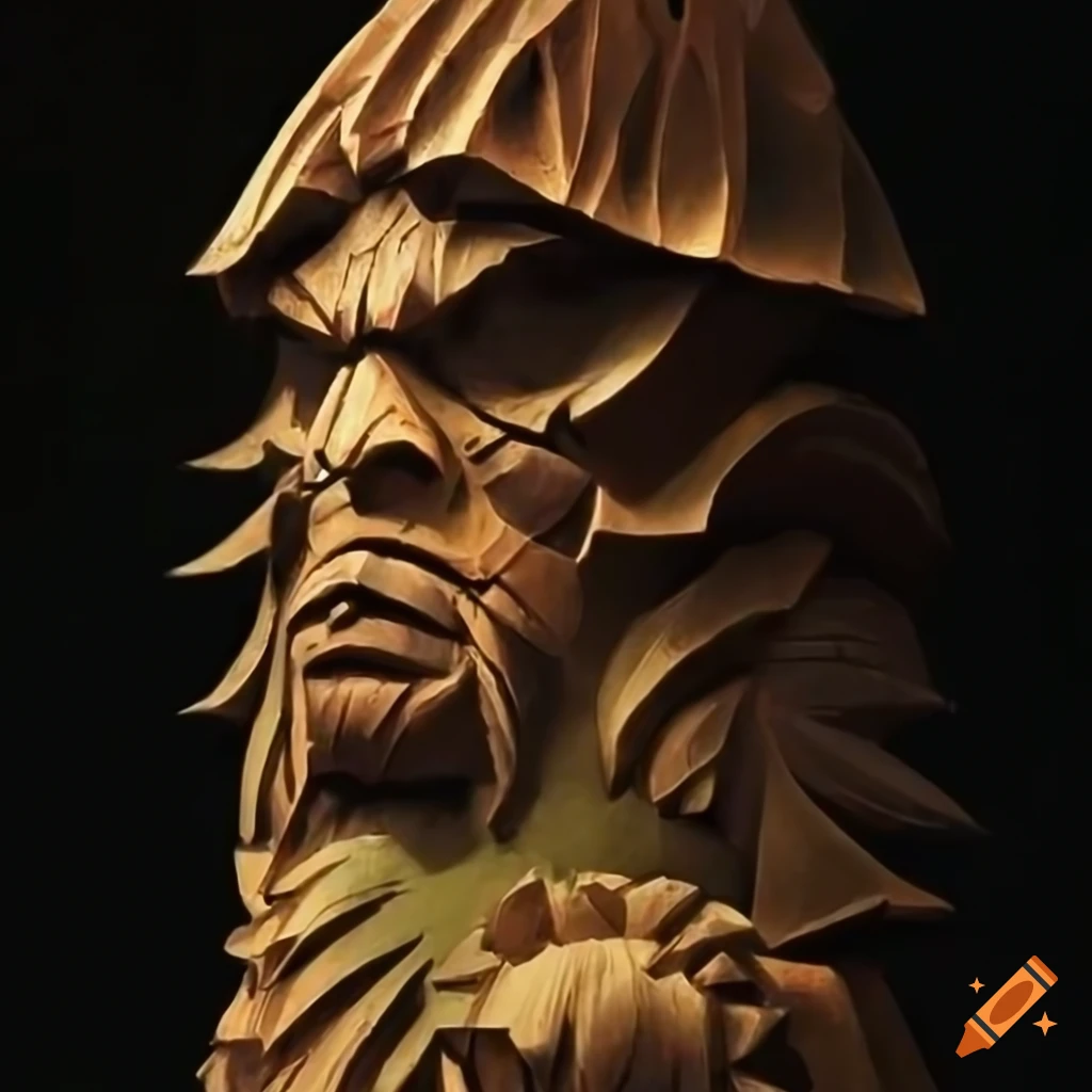 Detailed carving inspired by zelda game