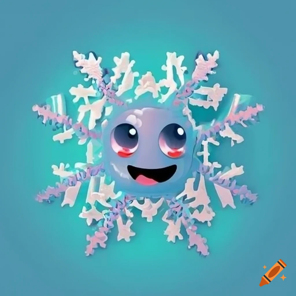 Adorable Smiling Snowflake