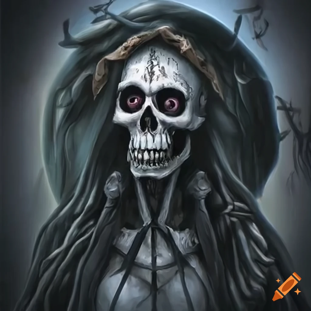 Book cover depicting death and fate in greece on Craiyon